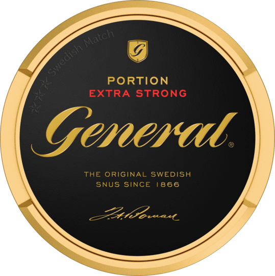 General Original Extra Strong - Senaste produktionen | Swedish Match